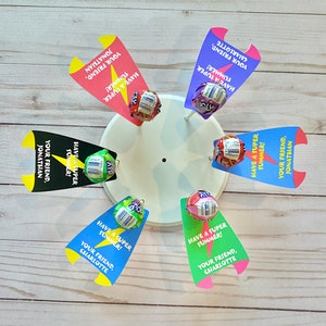 PRINTED Personalized Superhero Cape Lollipop End of School Year Summer ...