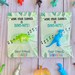 PRINTED Personalized Dinosaur End of School Year Summer Classroom Card ...
