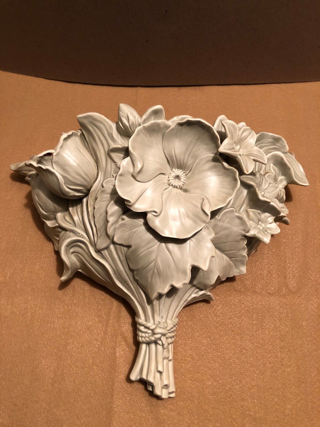 Fitz and Floyd Wall Pocket Tulips and Poppies - Etsy