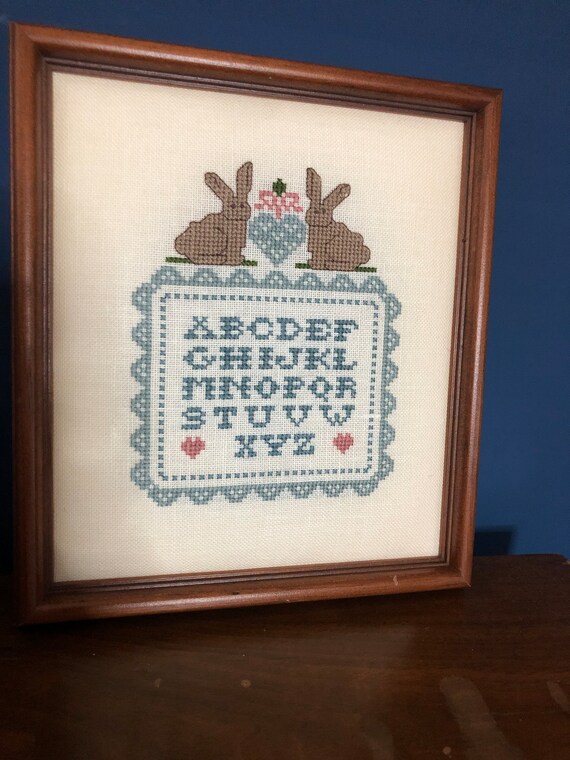 Cross Stitch Alphabet Sampler - Etsy