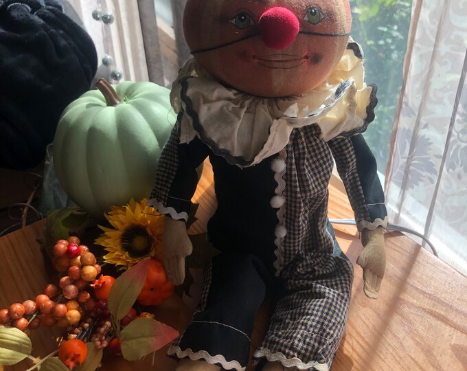 Joe Spencer Pumpkinhead Doll Popo - Etsy