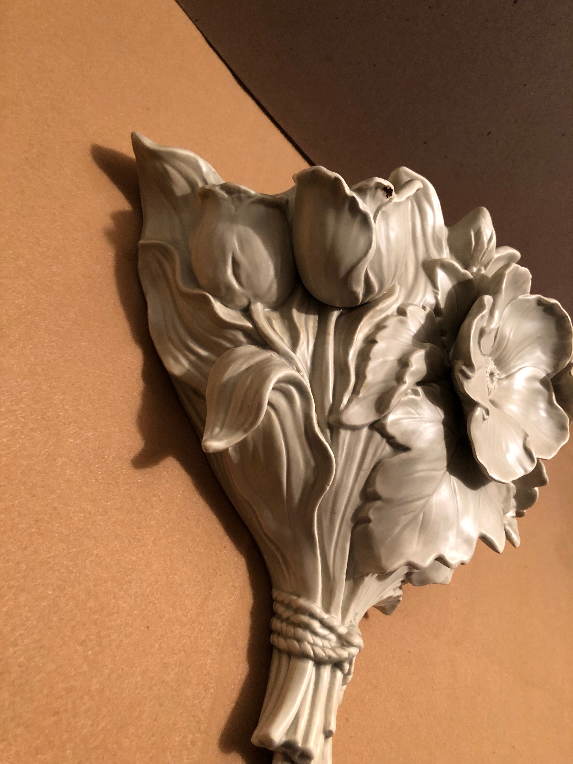 Fitz and Floyd Wall Pocket Tulips and Poppies - Etsy