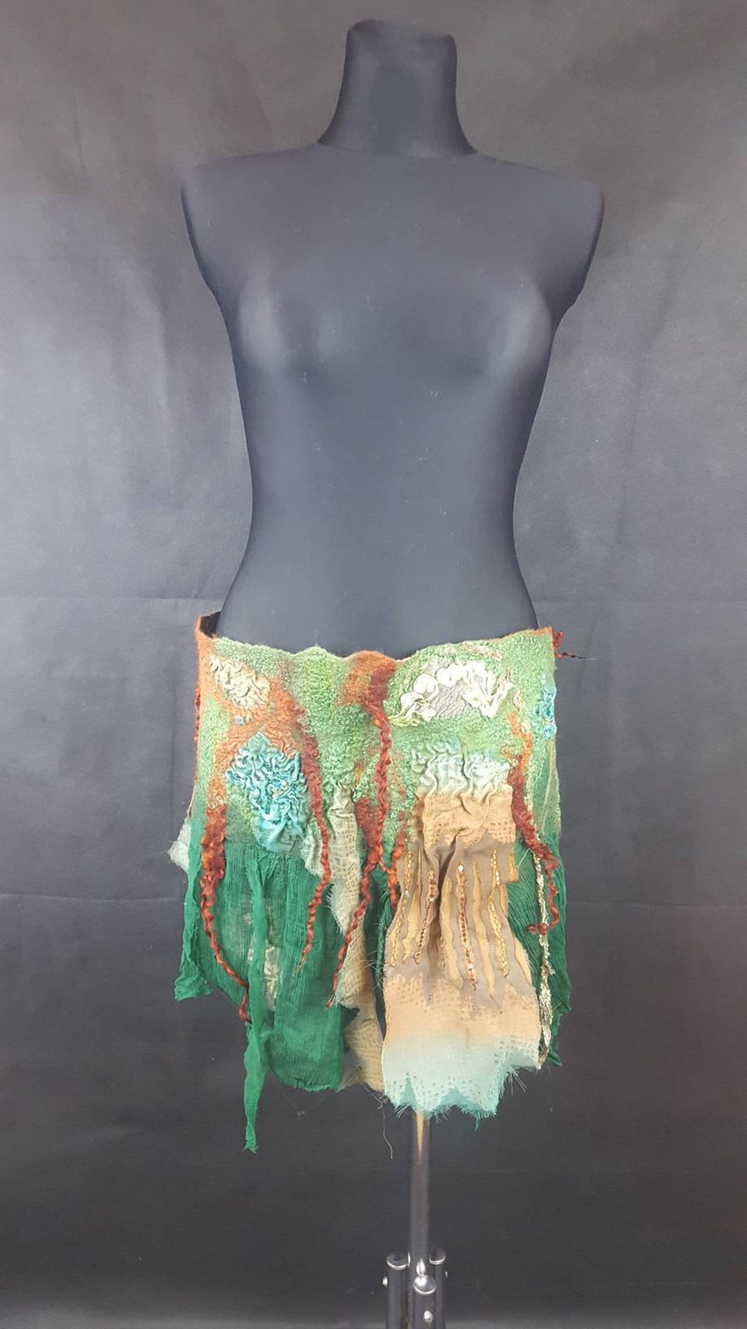 Pexie Leafy Belt. Woodland Witch. Pixie Skirt. Cosplay Dress. Festival ...