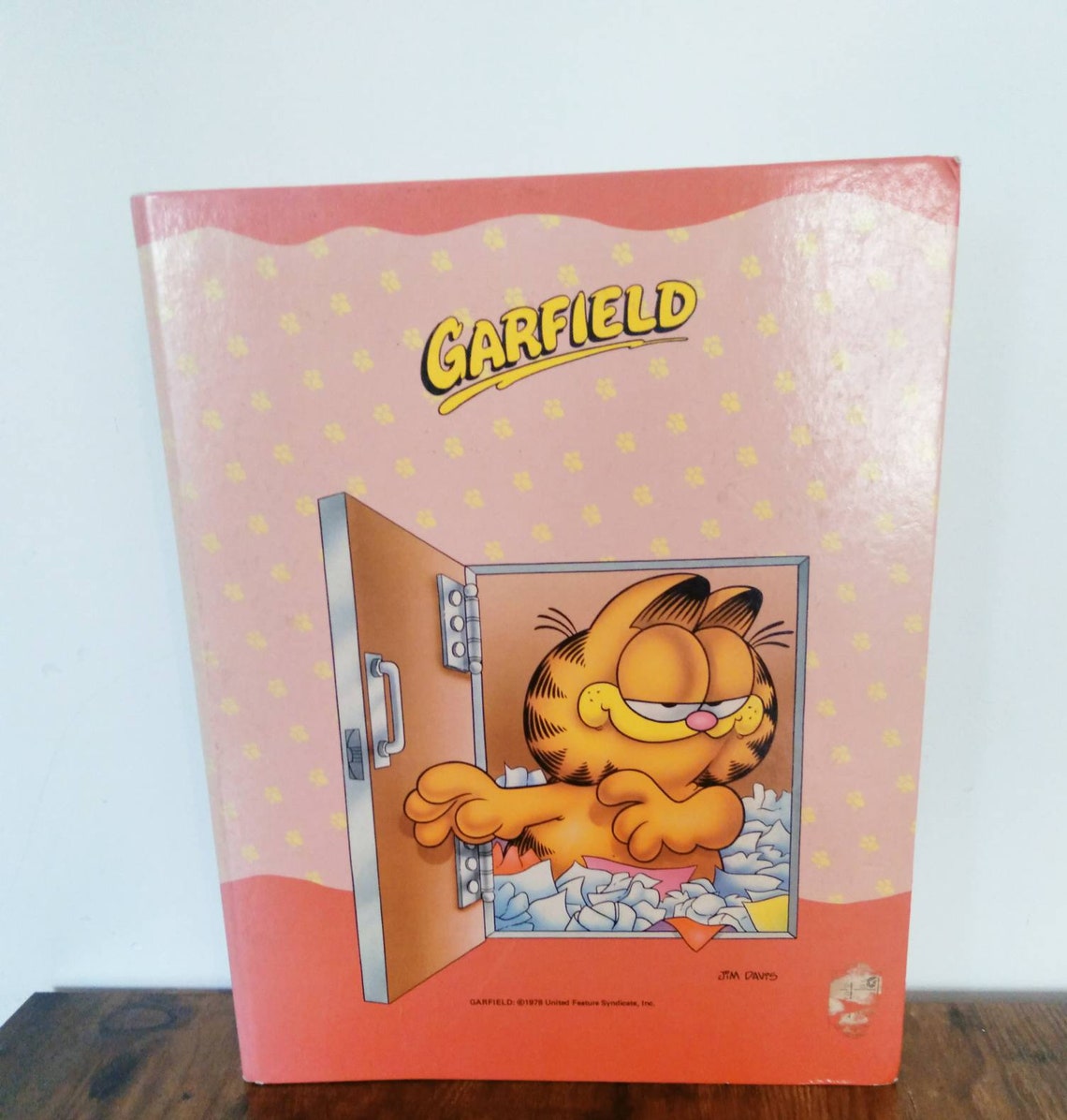 Vintage 1978 Garfield 24 Ring Binder Jim Davis Cartoon Rare | Etsy