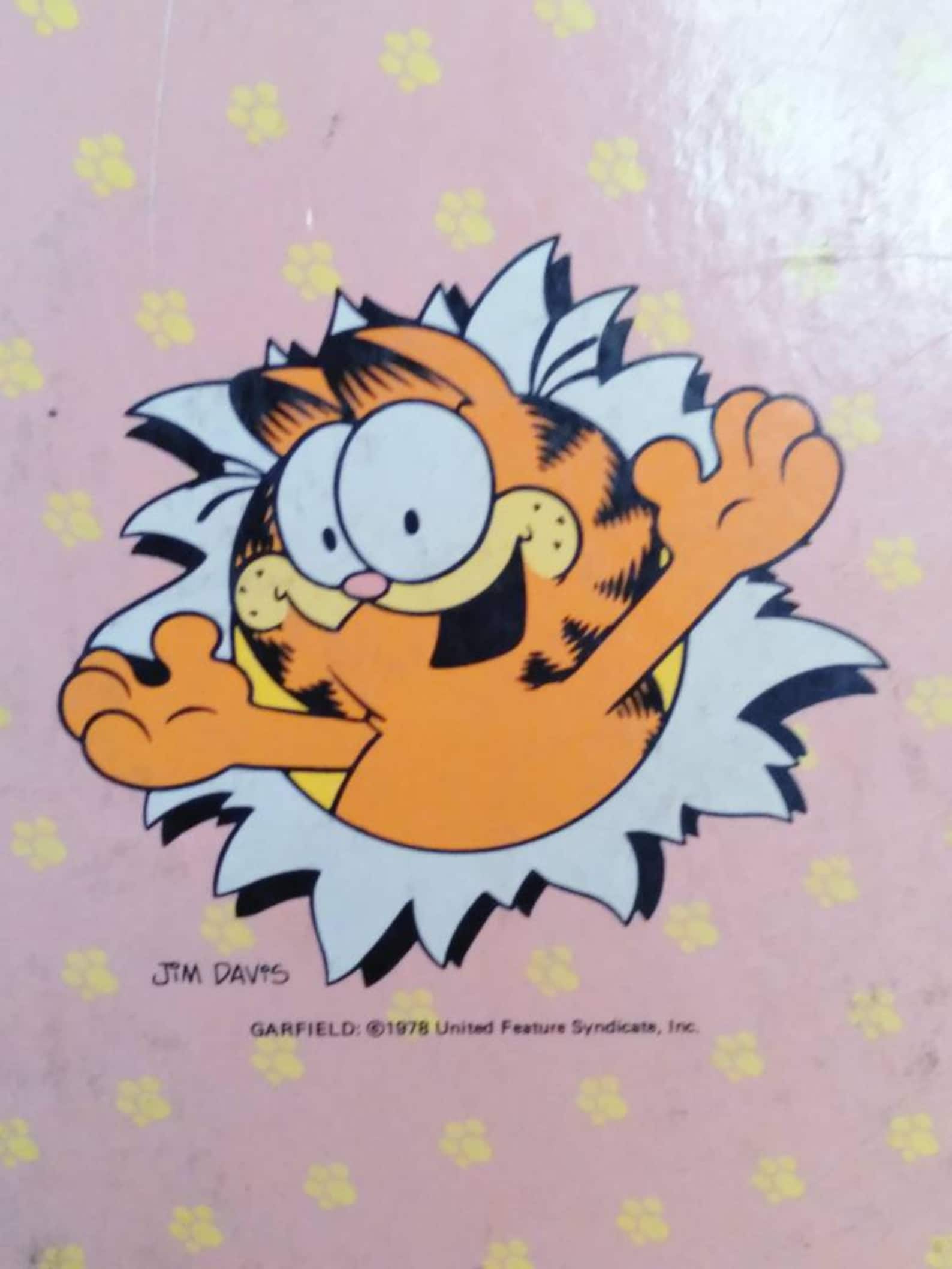 Vintage 1978 Garfield 24 Ring Binder Jim Davis Cartoon Rare | Etsy
