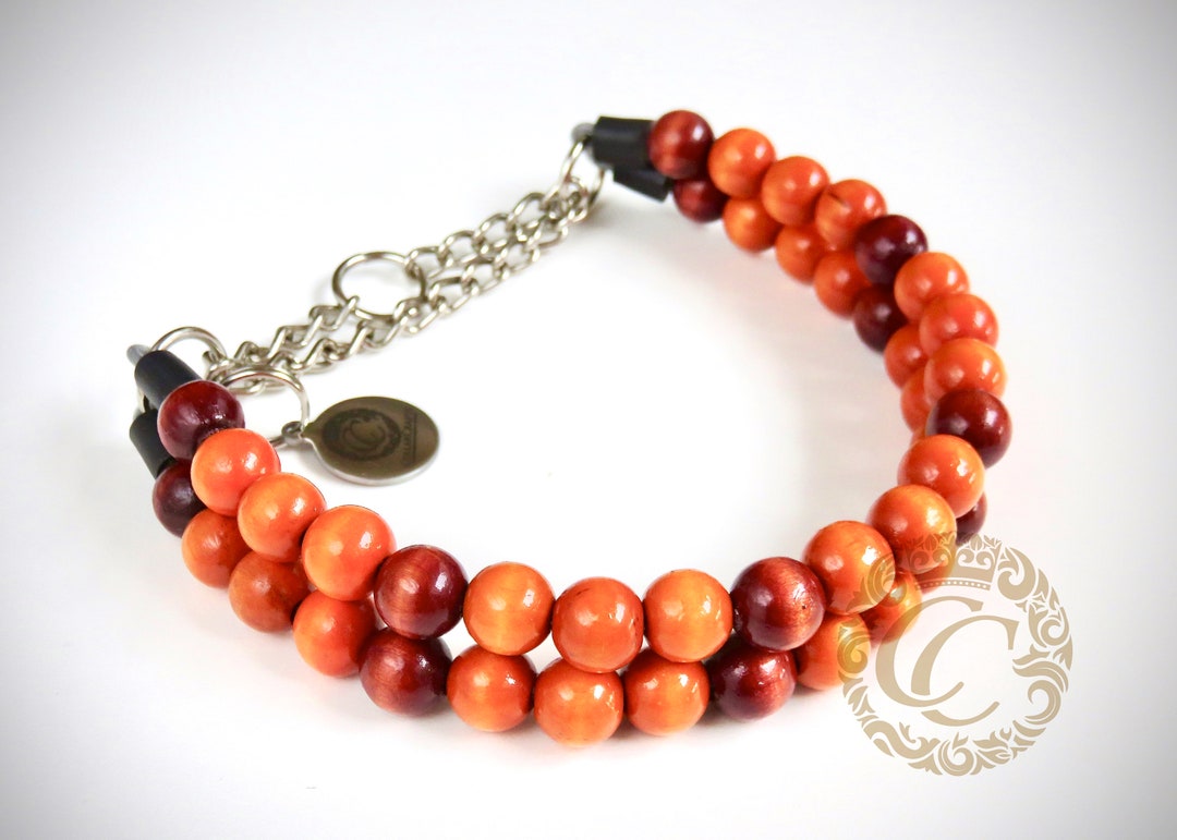 Collar para perros Doble Naranja, Único, Irrompible, Collares para ...