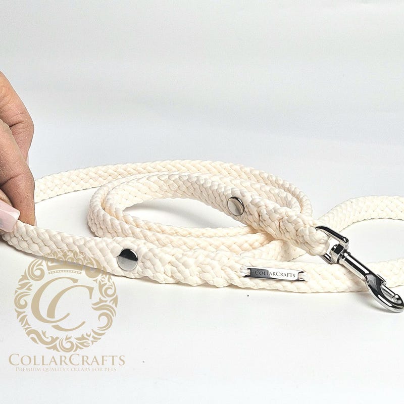 White Leash - Etsy