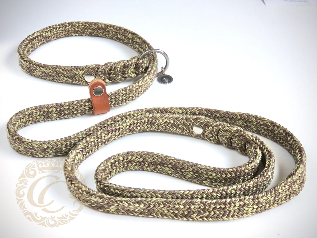 Slip Leash Custom Length Paracord Slip Leash Comfortable Training Leash ...