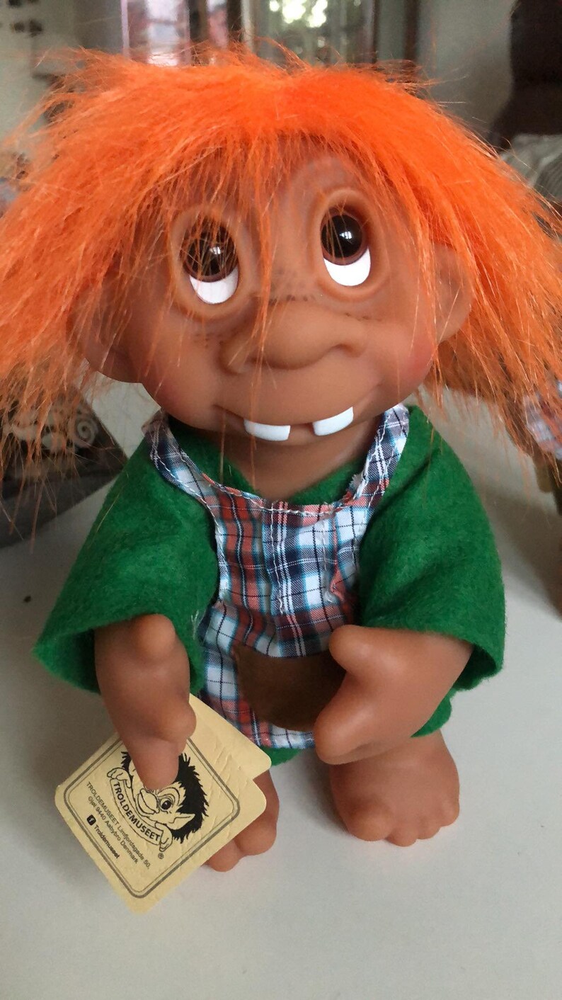 DAM 9" Troll Doll Set, Nins and Nina, FREE SHIPPING From Denmark! - Etsy