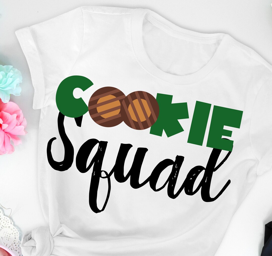 Cookie Squad Svg Girl Scout Cookie Svg for Shirts Scout - Etsy