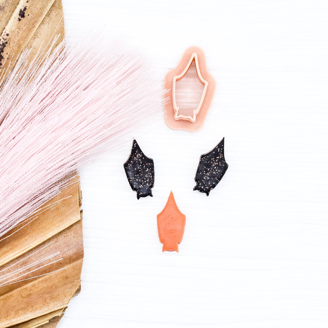 Hanging Bat Clay Cutters*bat Clay Cutters*bat Clay #3 Cutter*halloween ...