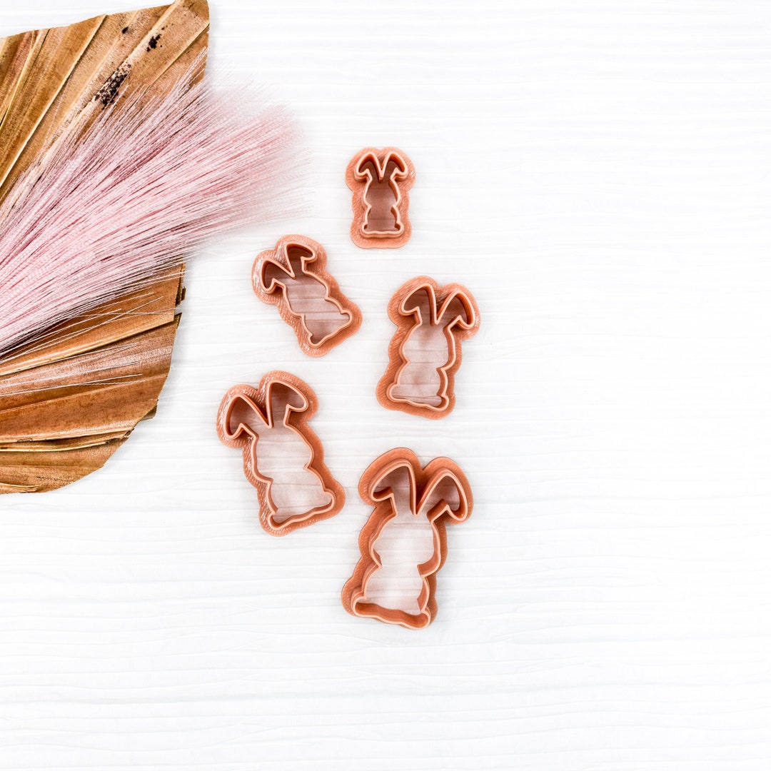 Bunny Clay Cutters*bunny #9 Clay Cutter*bunny Cutters*polymer Clay ...