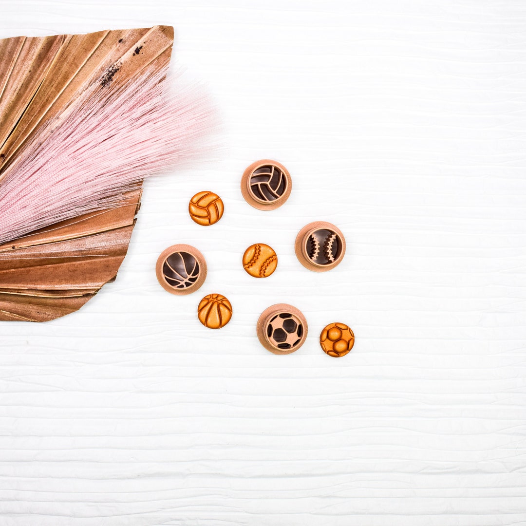 Sport Ball Bundle Polymer Clay Cutter*soccer Ball Clay Cutter*baseball ...