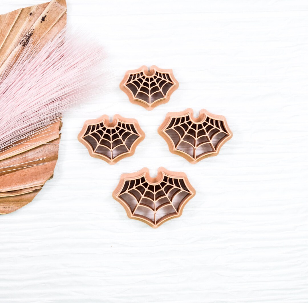 Half Spider Web Polymer Clay Cutter*half Spider Web Clay Cutter*spider ...