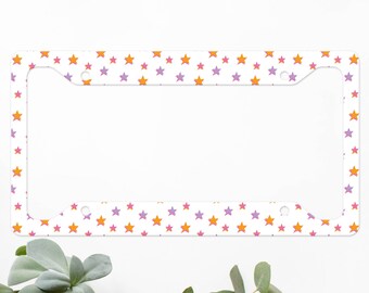 Stars License Plate Frame - Etsy