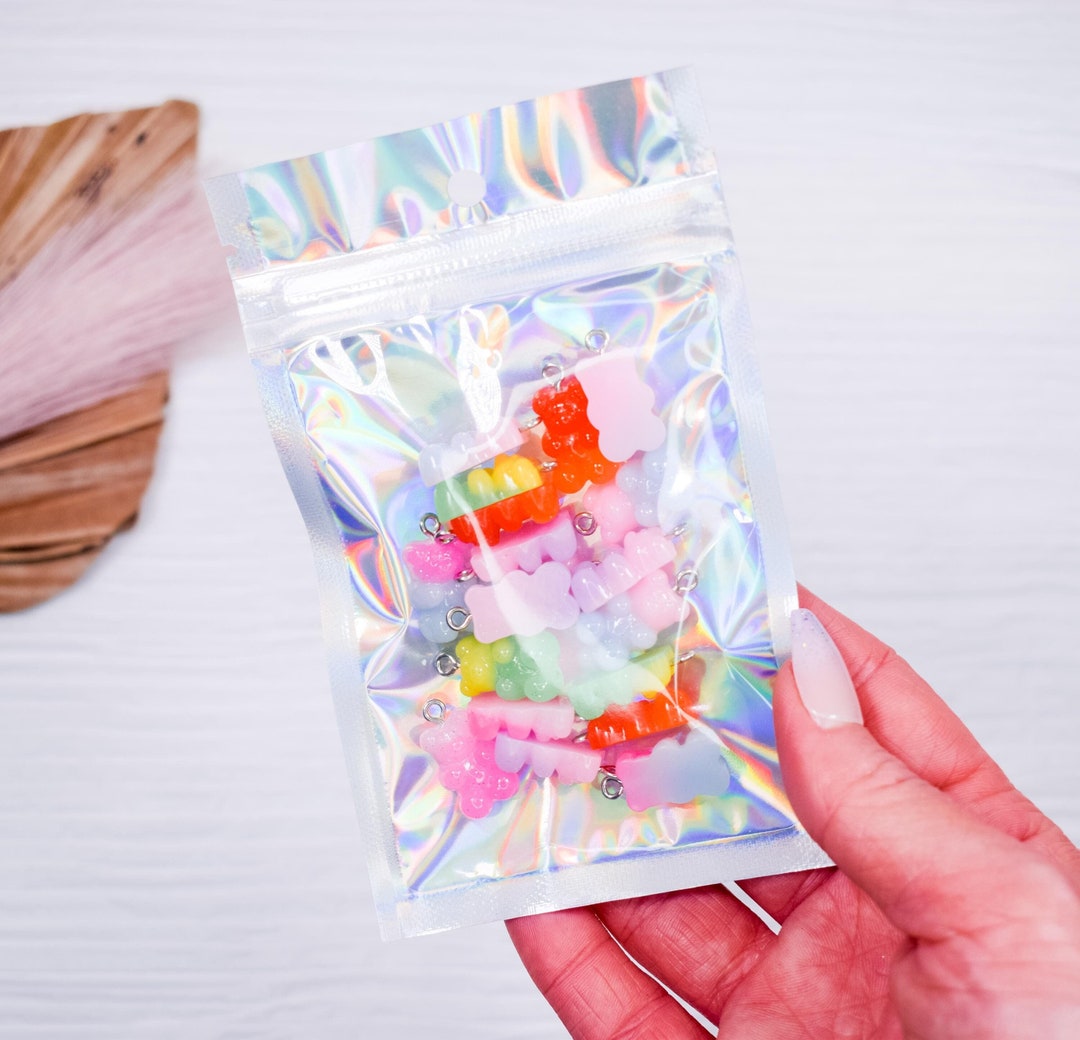 Mixed Colors*20pcs*gummy Bear Charms With Loop*gummy Bear Earrings ...