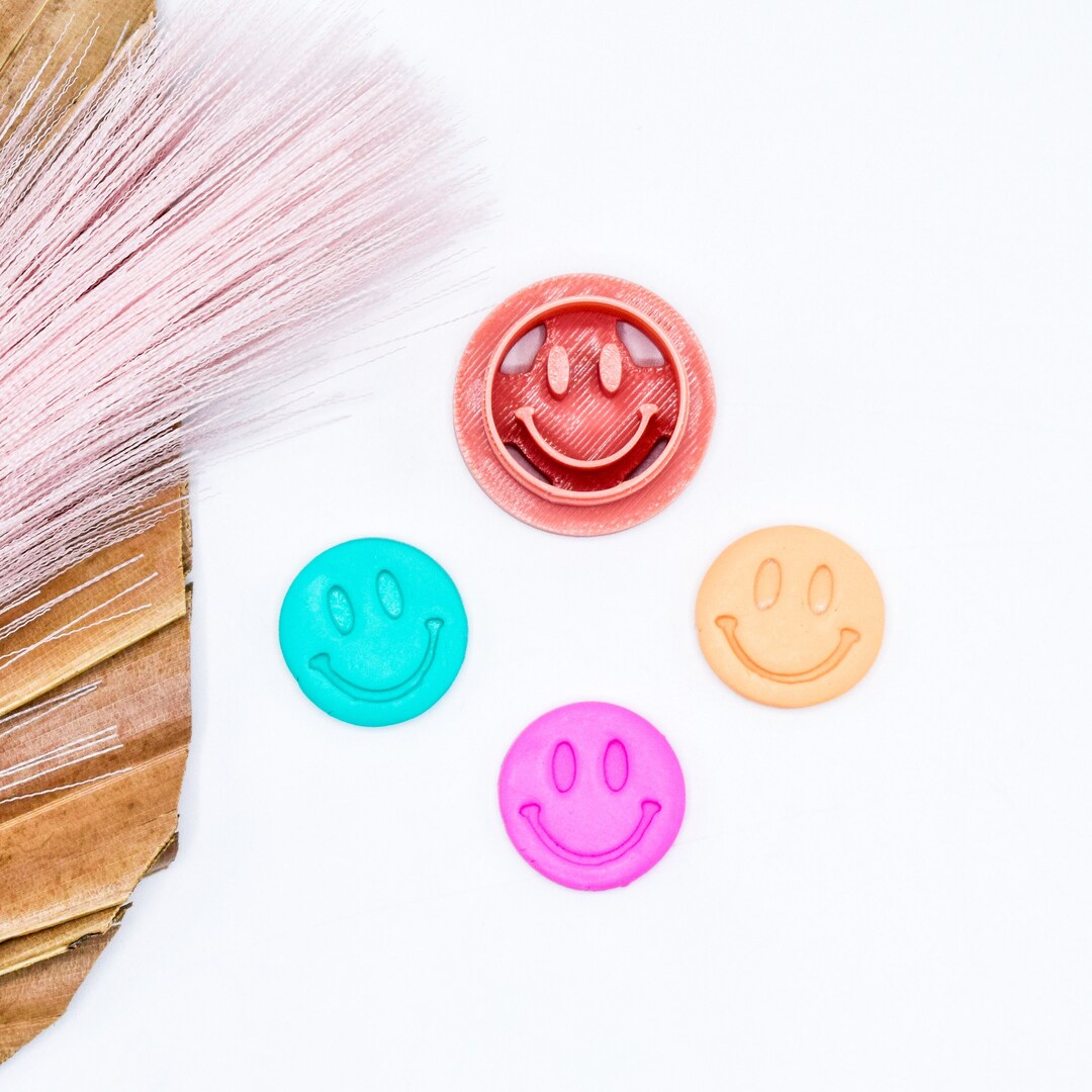 Smiley Face Clay Cutters*clay Cutter*clay Cutter*clay Tools*polymer ...