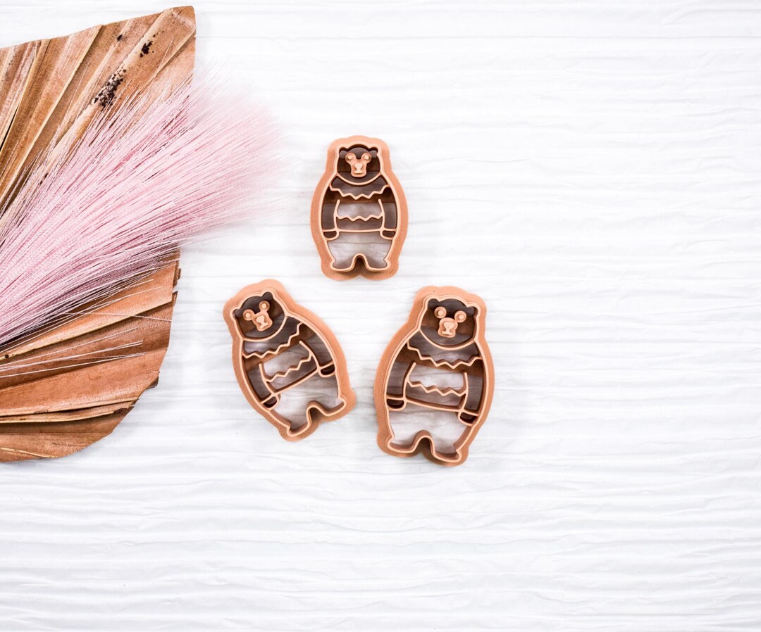 Winter Polar Bear Polymer Clay Cutter*polar Bear #2 Clay Cutter*polar ...
