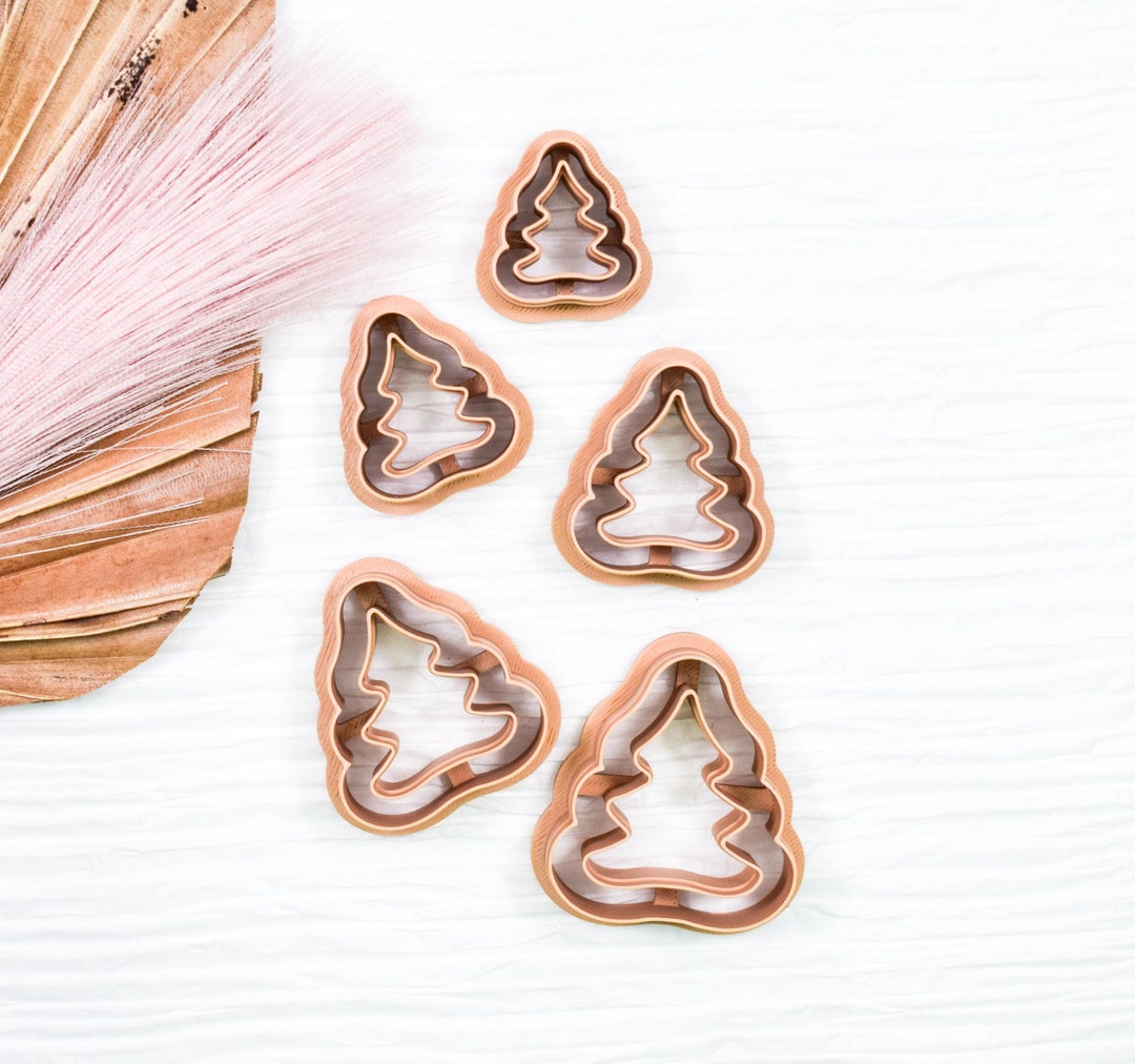 Christmas Tree Polymer Clay Cutters*tree Clay Cutter*tree #7 Clay ...
