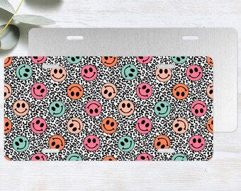 Smiley Face Front License Plate - Etsy