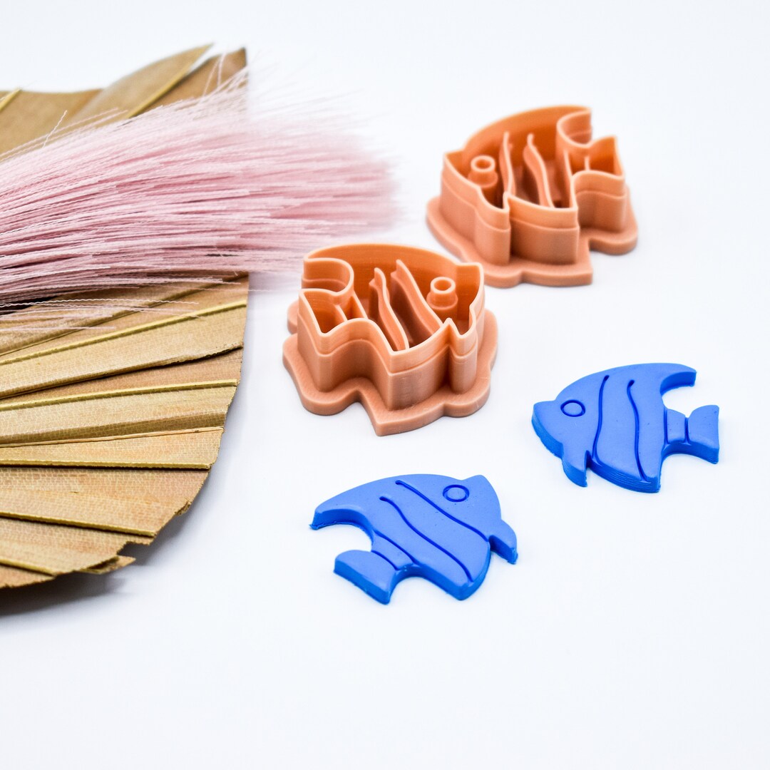Tropical Fish Clay Cutters*polymer Clay Cutters*clay Earrings*beach ...