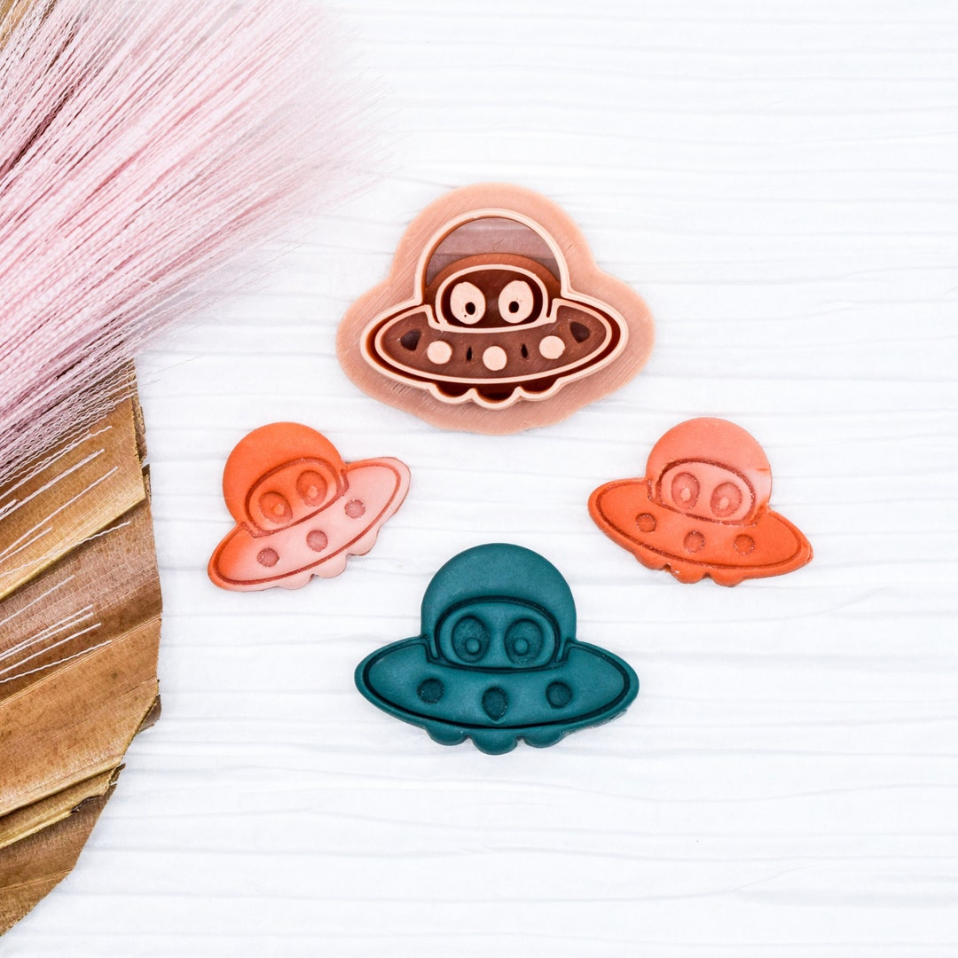 Alien Space Ship Clay Cutters*space Ship Clay Cutter*alien Clay Cutter ...