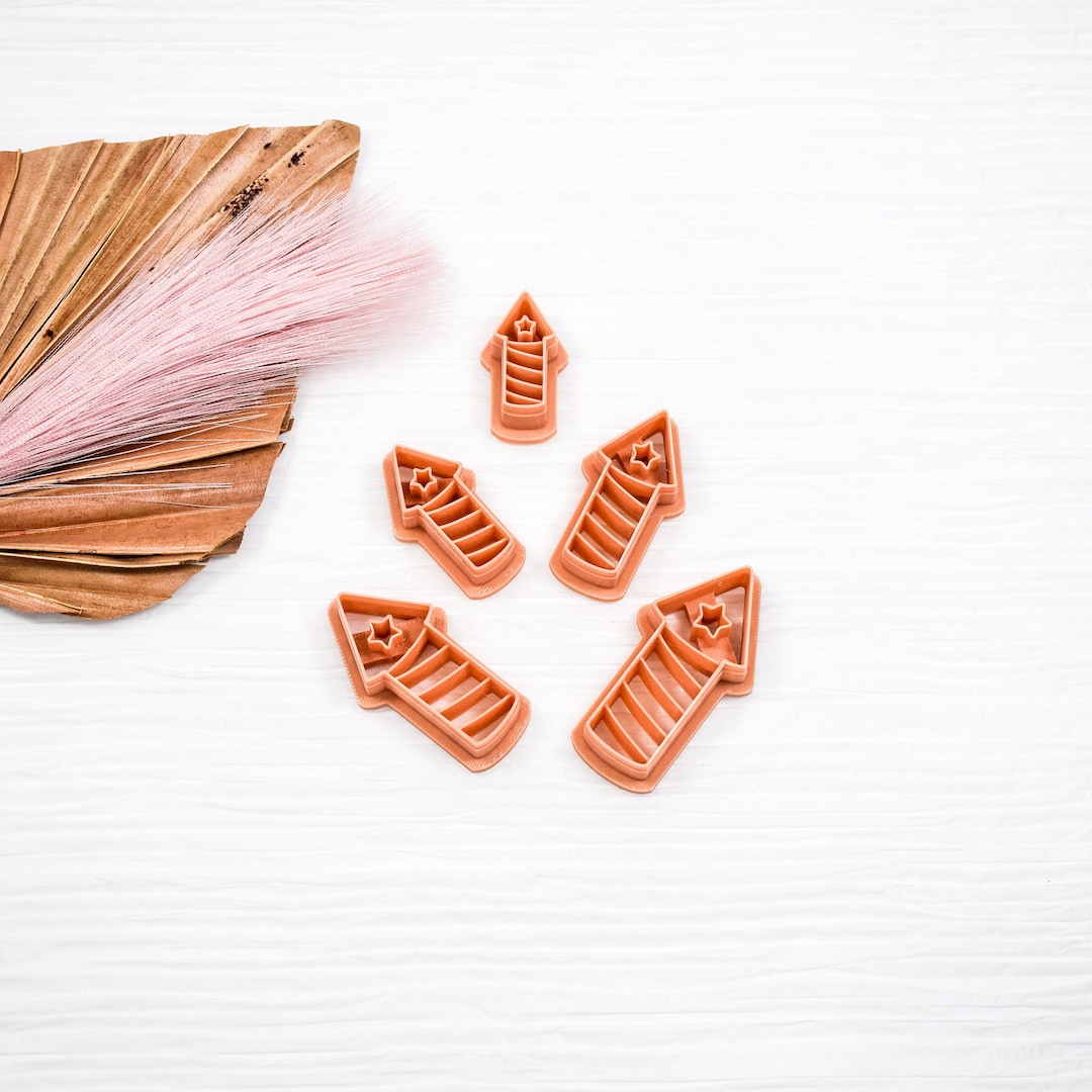 Firework Polymer Clay Cutter*firework Clay Cutter*firework Earring ...
