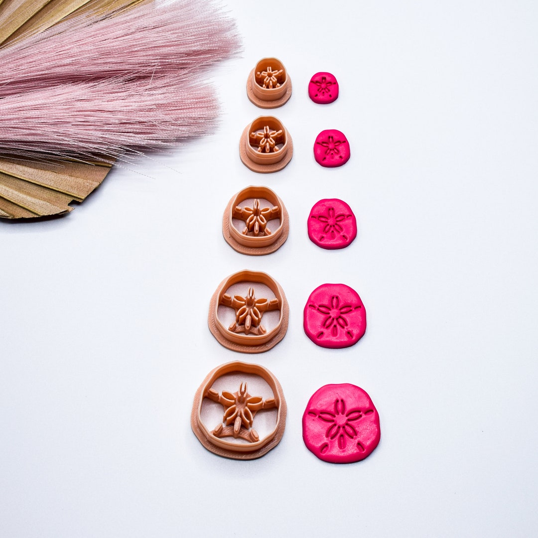 Sand Dollar Clay Cutters*polymer Clay Cutters*clay Earrings*beach Clay ...