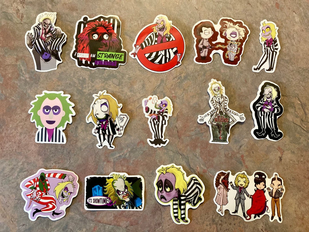 Beetlejuice Sticker Set, Beetlejuice Variety Decal Lot of 14 - Etsy