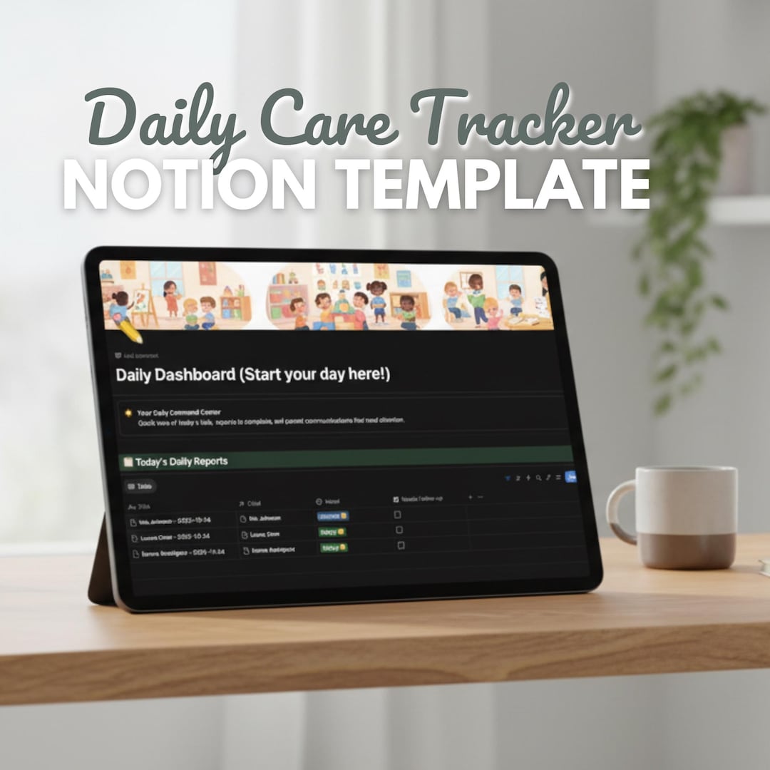 Daily Care Tracker for Daycare Providers , Daycare Poster, Baby Sitting ...
