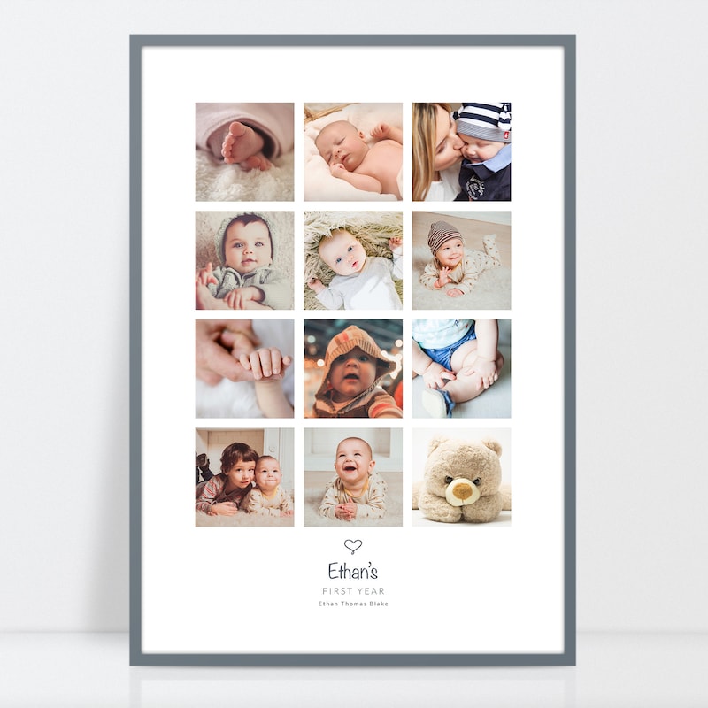 Baby Photo Collage - Etsy