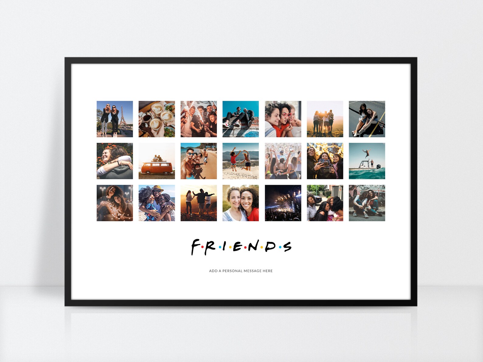 Friends Photo Collage Friends TV Fans Best Friends Collage - Etsy