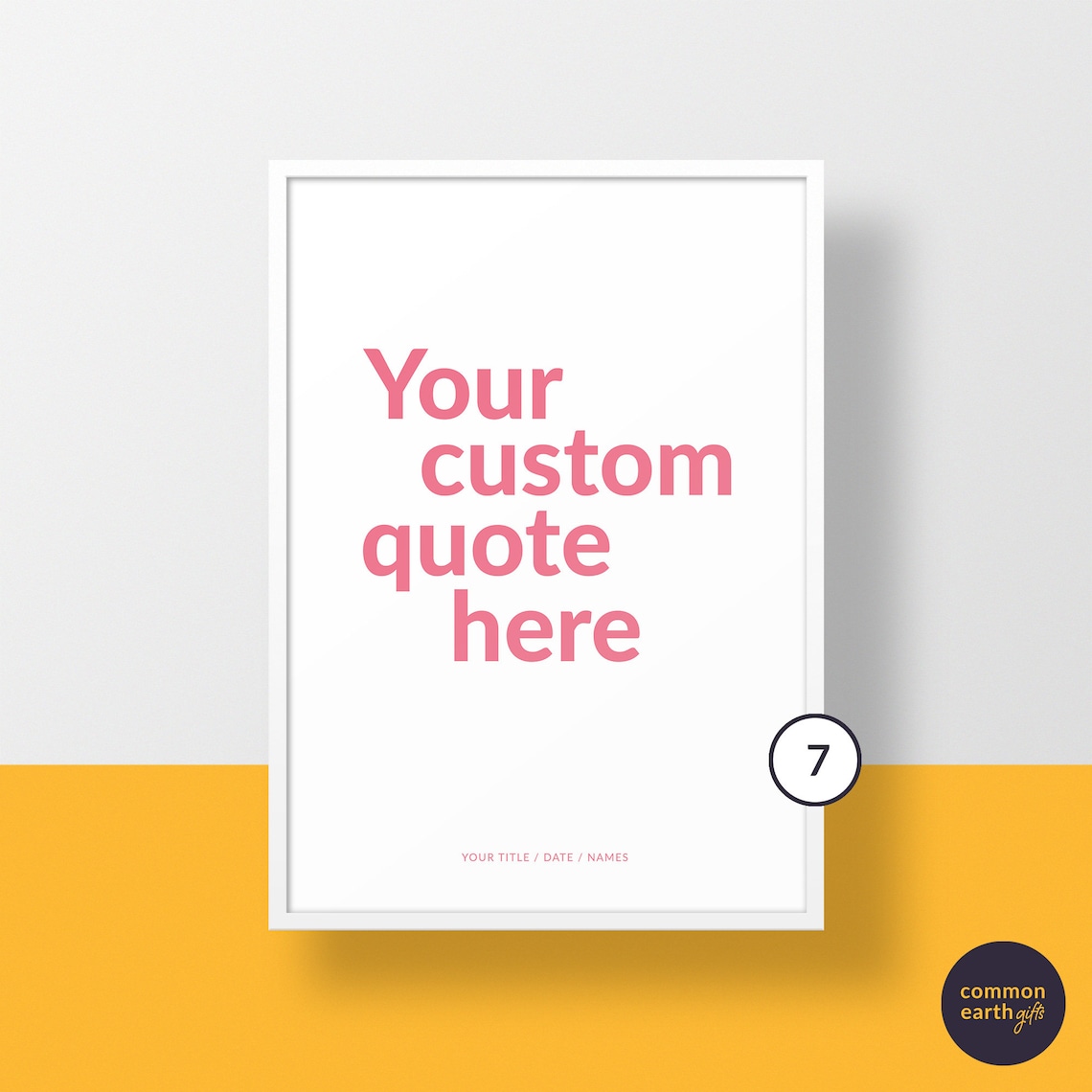 Custom Quote Print Personalised text art Your quote here | Etsy