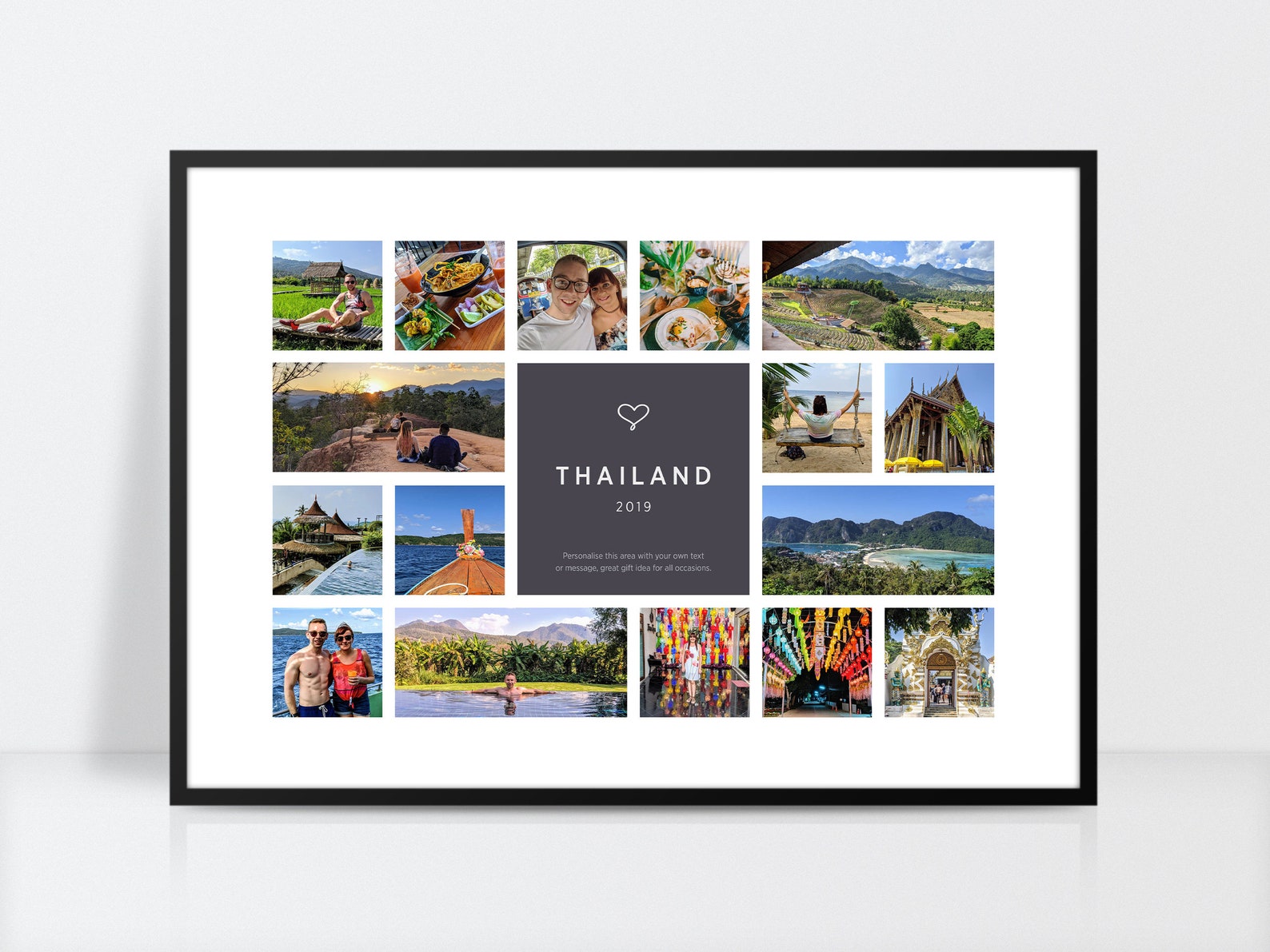 Custom Travel Collage Holiday Photo Montage Personalised - Etsy