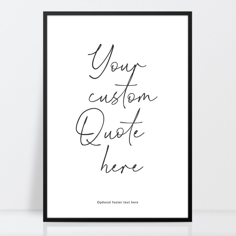 Personalised Quote Decor - Etsy UK