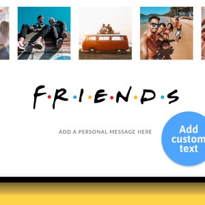 Friends photo collage Friends TV fans Best friends collage | Etsy