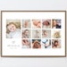 12 Month Baby Print, Baby Photo Collage, My First Year Print, Baby ...