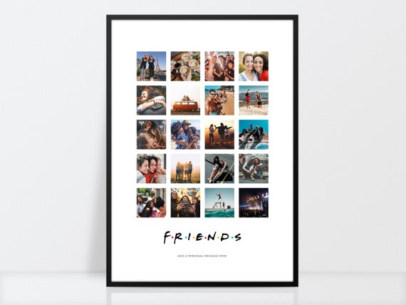 Friends Photo Collage Friends TV Fans Best Friends Collage | Etsy