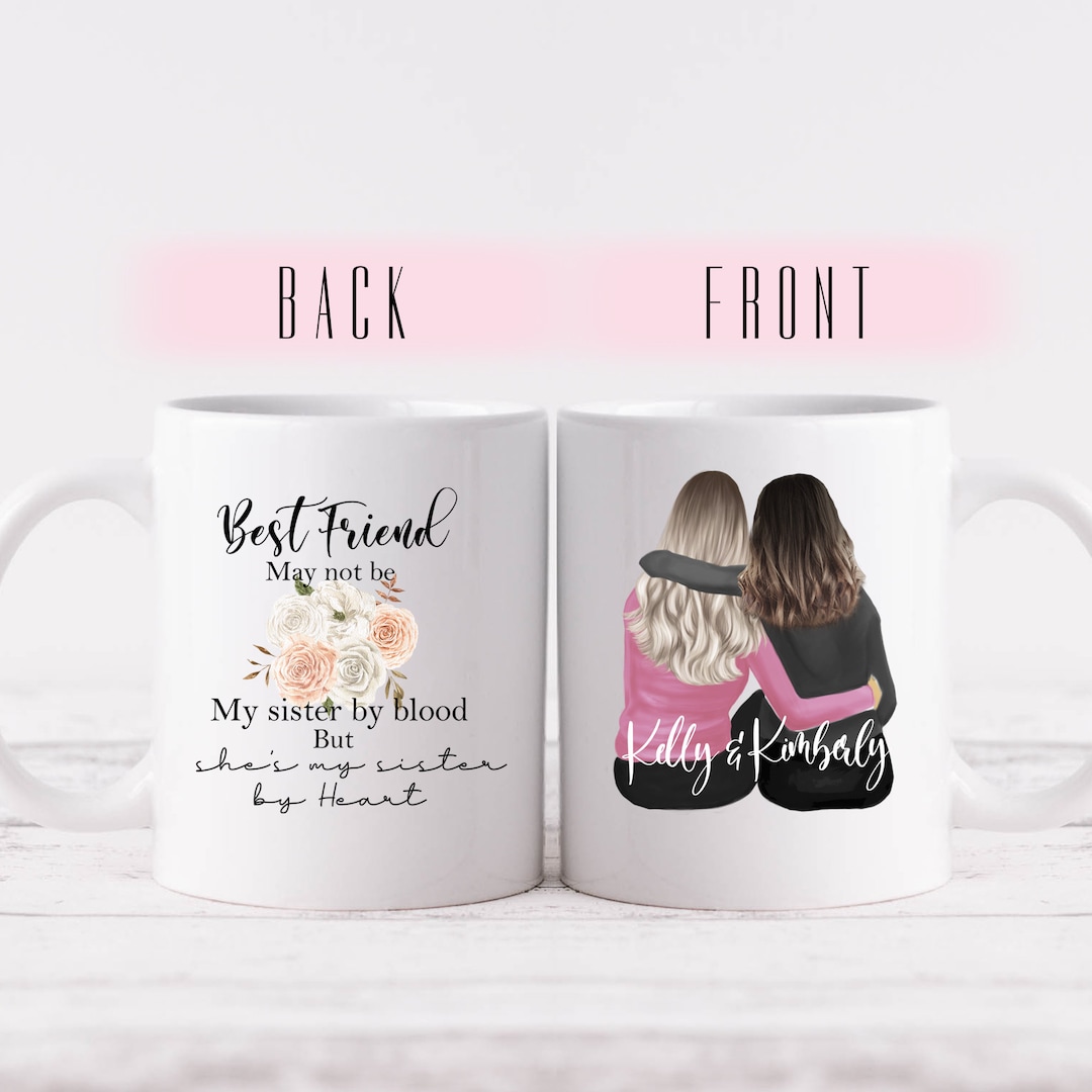 Best Friend Mug - Personalized Besties Mug - BFF Mug - Mug for Friend ...