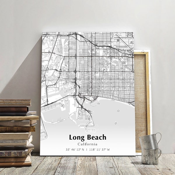 Long Beach Poster - Etsy