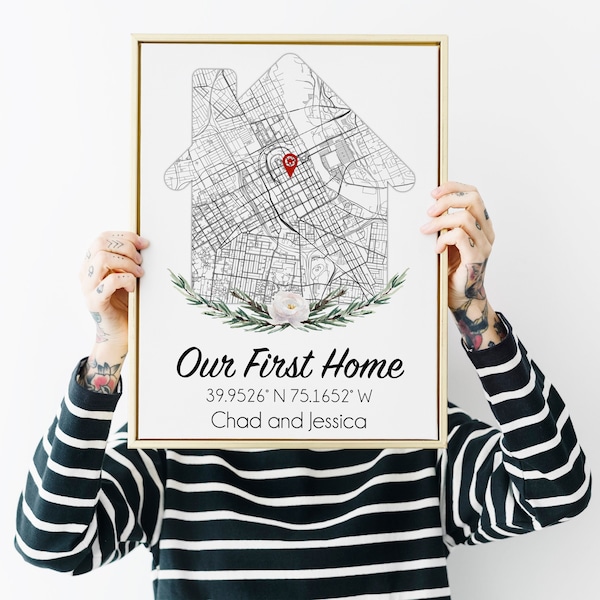 Map Art Print - Etsy