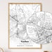 Nashua City Map Print, Nashua New Hampshire Map Poster, USA City Street ...