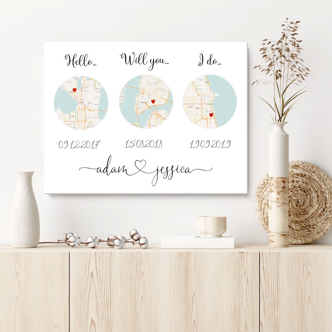 3 Maps to Canvas, Custom Maps Locations, Hello/will You/i Do Canvas ...