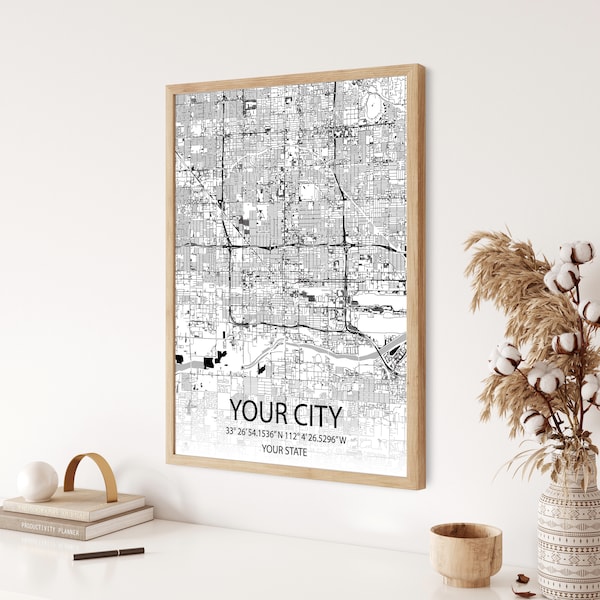 Large Custom Map - Etsy