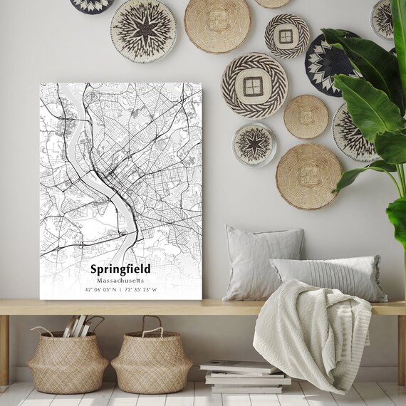 Downtown Springfield Massachusetts Map Downtown 1960
