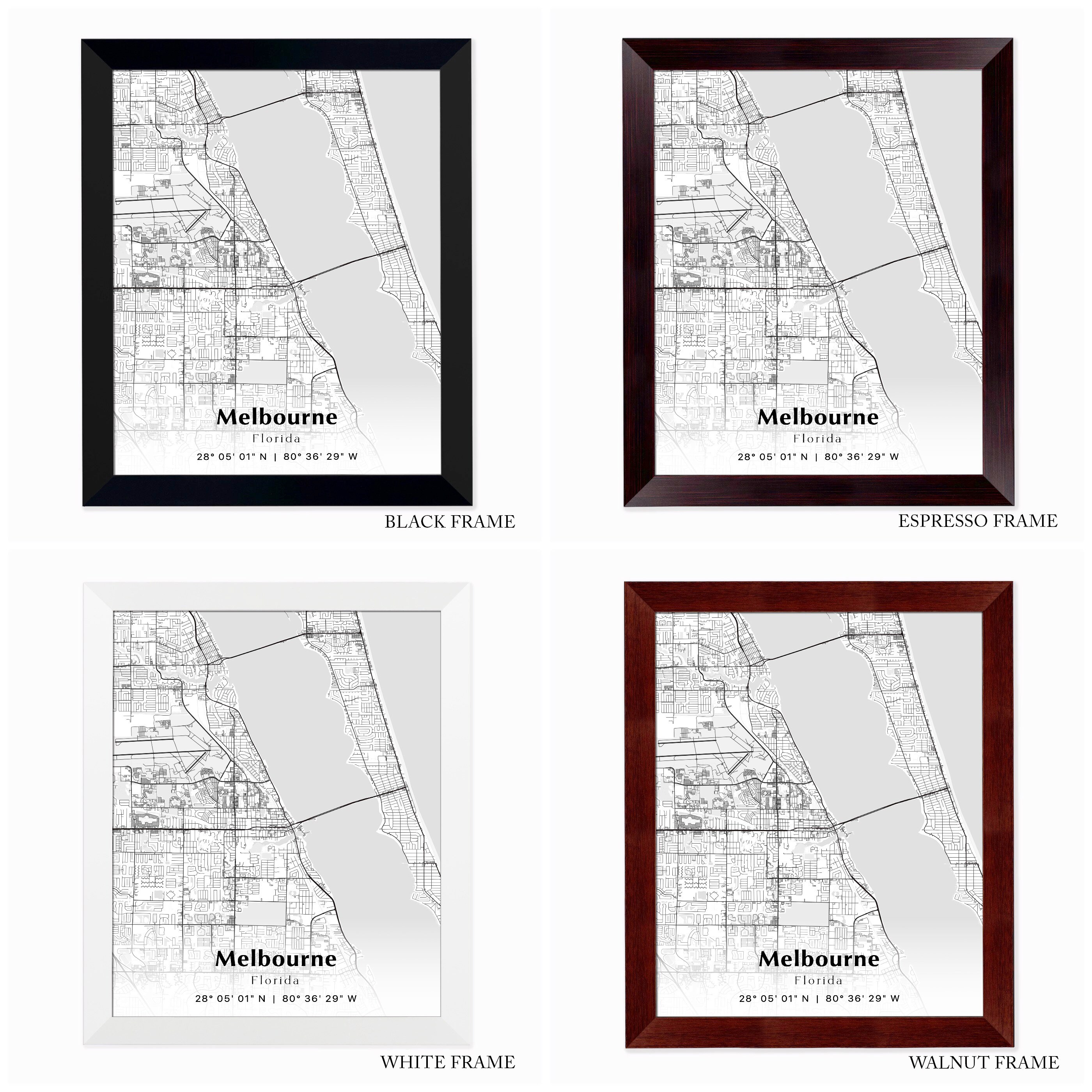 Mapa De Melbourne, Florida