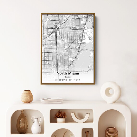 North Miami Florida Map