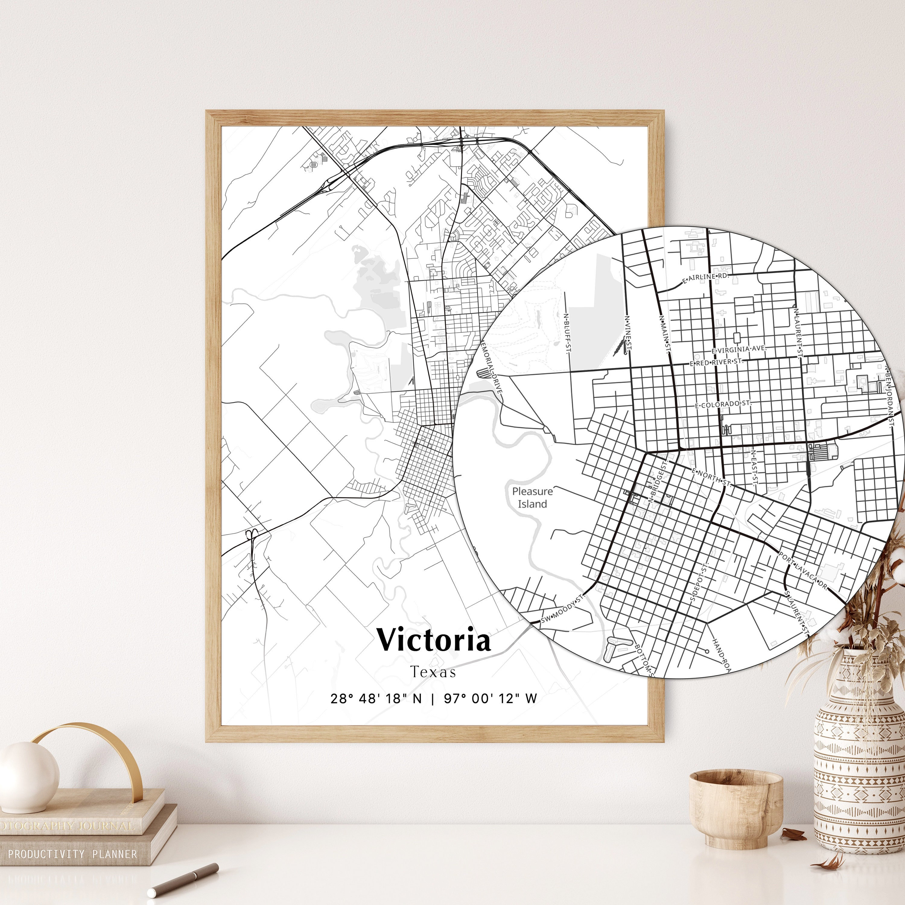 Street Map Of Victoria Texas Victoria Neighborhood Map