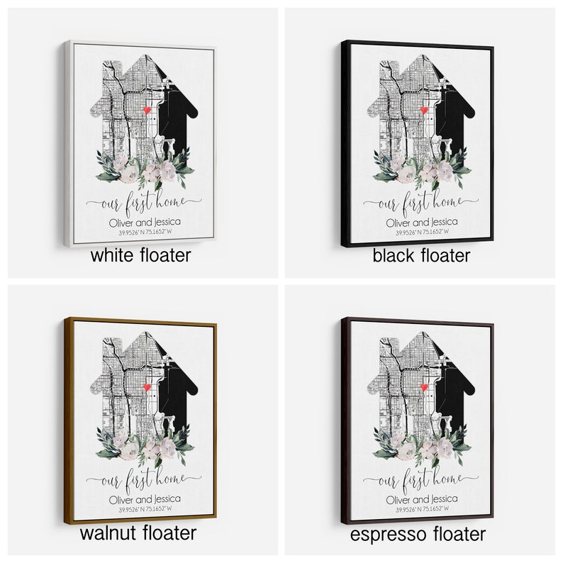 Custom Home Map Our First Home First Time Home Buyer - Etsy