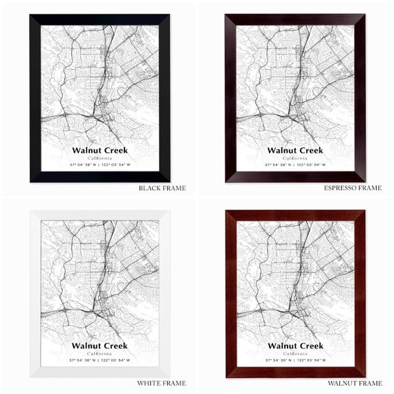 Walnut California Map